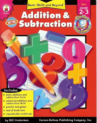 Amazon.com: Addition & Subtraction: Grade Level 2-3 (Basic Skills ...