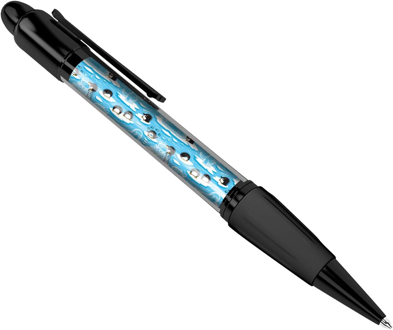 DV DESIGN 1 x Cute Penguins Pen - Penguin Bird Waddle Birthday ...