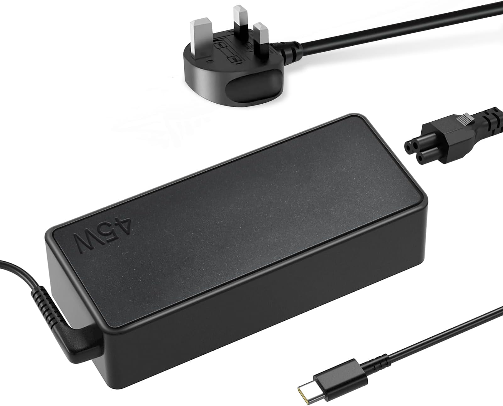 45W USB C Laptop Charger for Lenovo Chromebook 100e 300e 500e Series ...