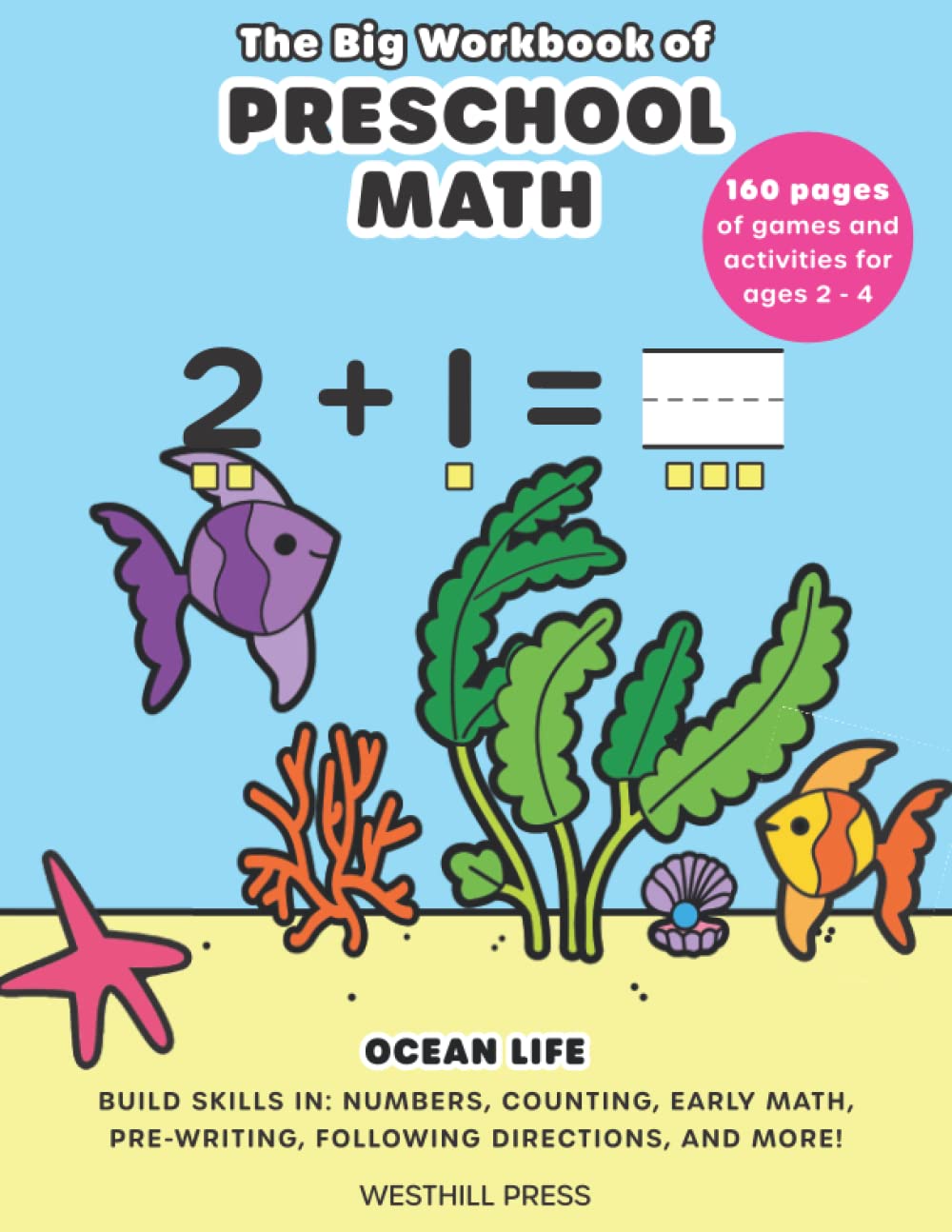 Buy The Big Workbook of Preschool Math - Ocean Theme: Build skills in ...