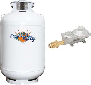 Amazon.com : Flame King YSN420ASME 420LB (120 Gallon) ASME Vertical ...