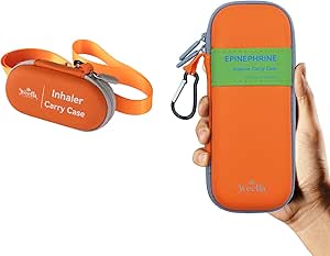 Amazon.com : weefla Empty Hard-Shell Carry Case for EpiPen & Inhaler ...