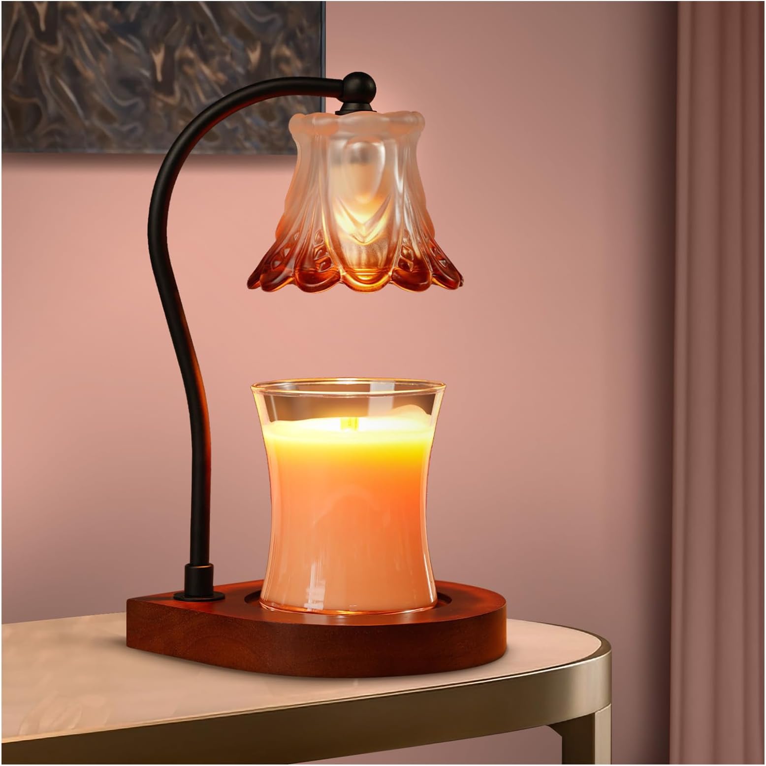 Amazon.com: SereniStyle Candle Warmer Lamp with Timer and Dimmer ...