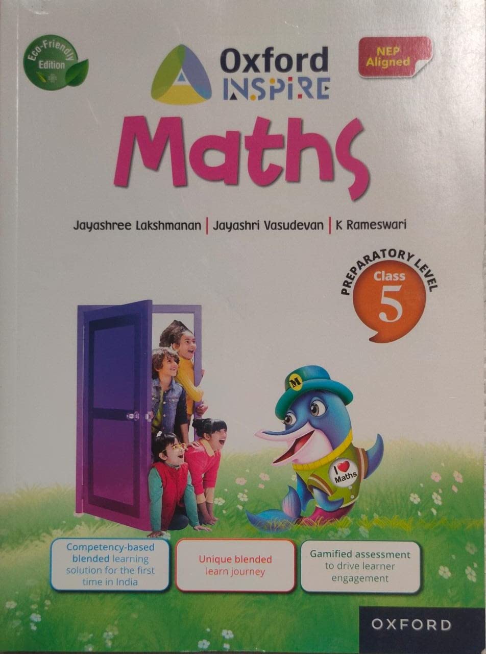 Oxford Inspire Maths Book Class 5 : Amazon.in: Books