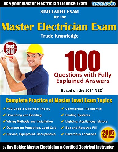 Amazon.com: Simulated Exam for the Master Electrician Exam: Based on ...