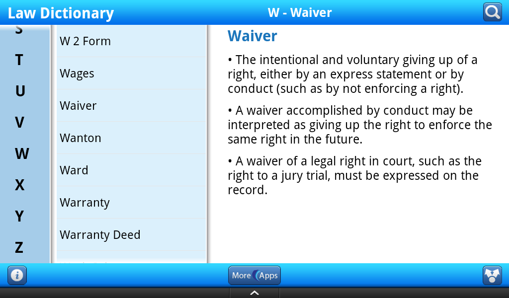 Law Dictionary - App on Amazon Appstore