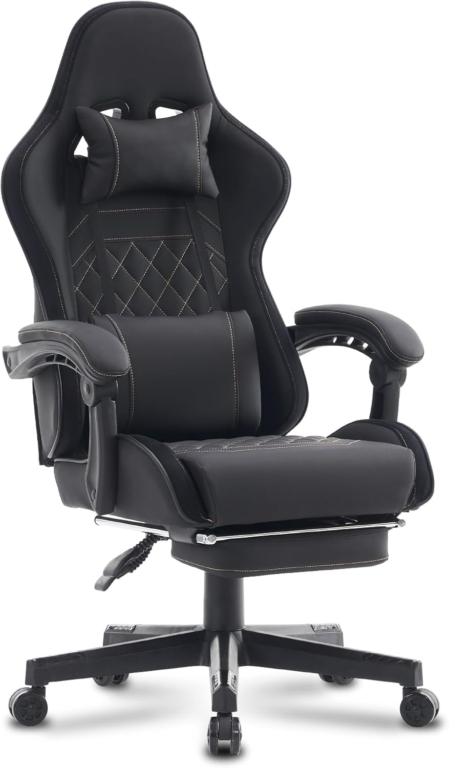 Amazon.com: Dioorest Gaming Chair Video Game Chair with Footrest Office ...