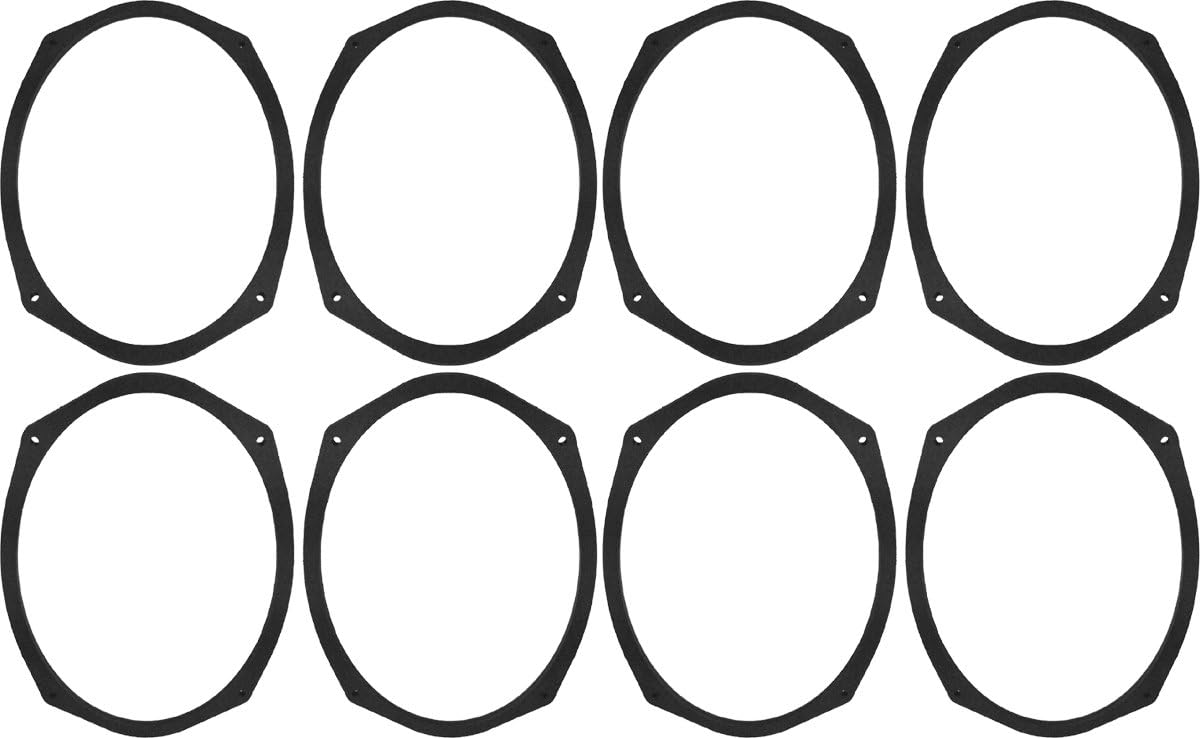 Amazon.com: 6.5" 6 1/2" Speaker Spacers Depth Extender Extending Rings ...