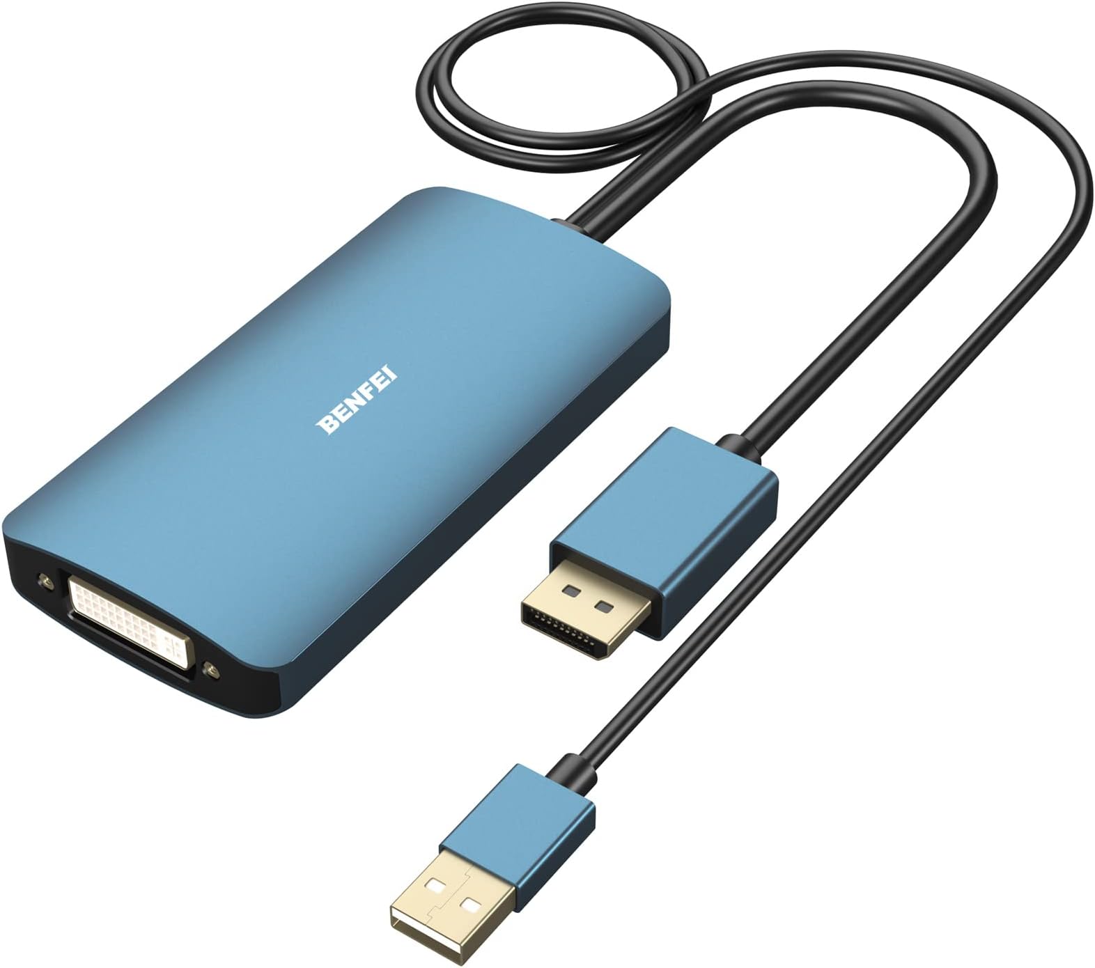 StarTech.com DVI to DisplayPort Adapter - USB Power - 1920 x 1200 - DVI ...