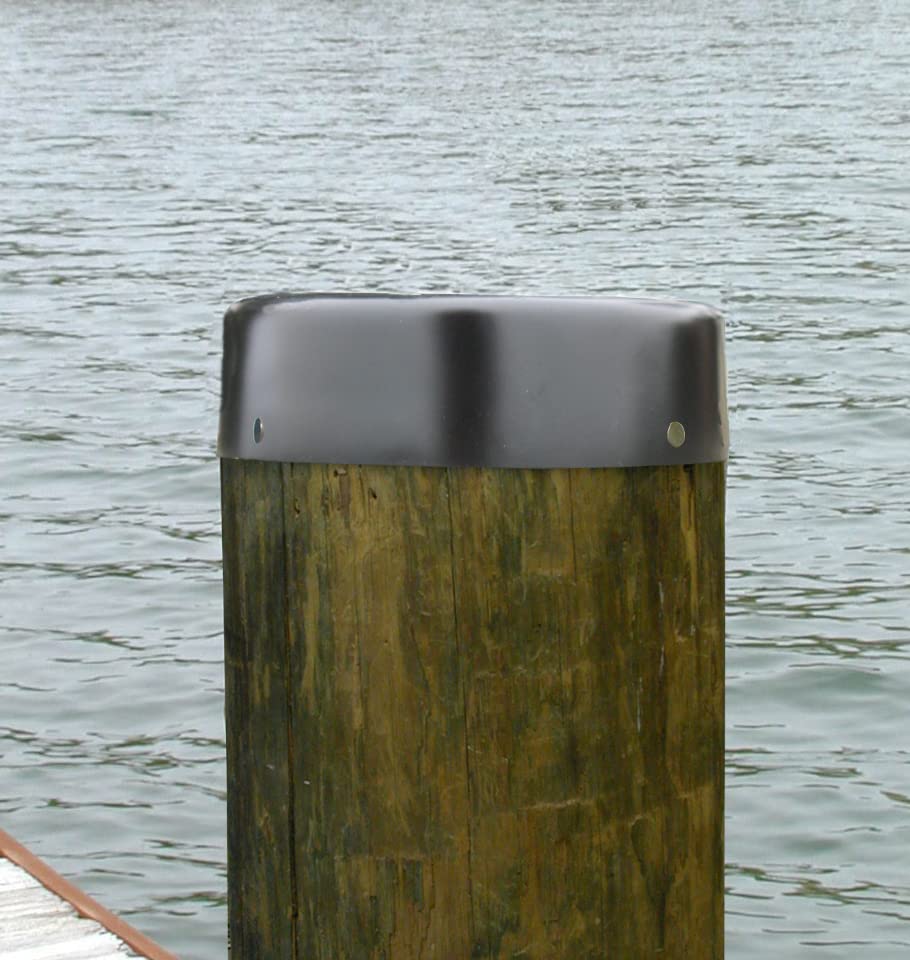 Snapklik.com : Marine Dock Piling Cap, Flat Top Design, Piling Cone ...