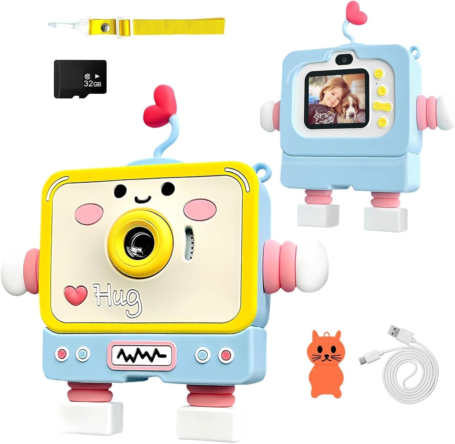 Amazon.com: Kids Camera for 3-12 Year Old Children, 2 Inch Screen Kids ...