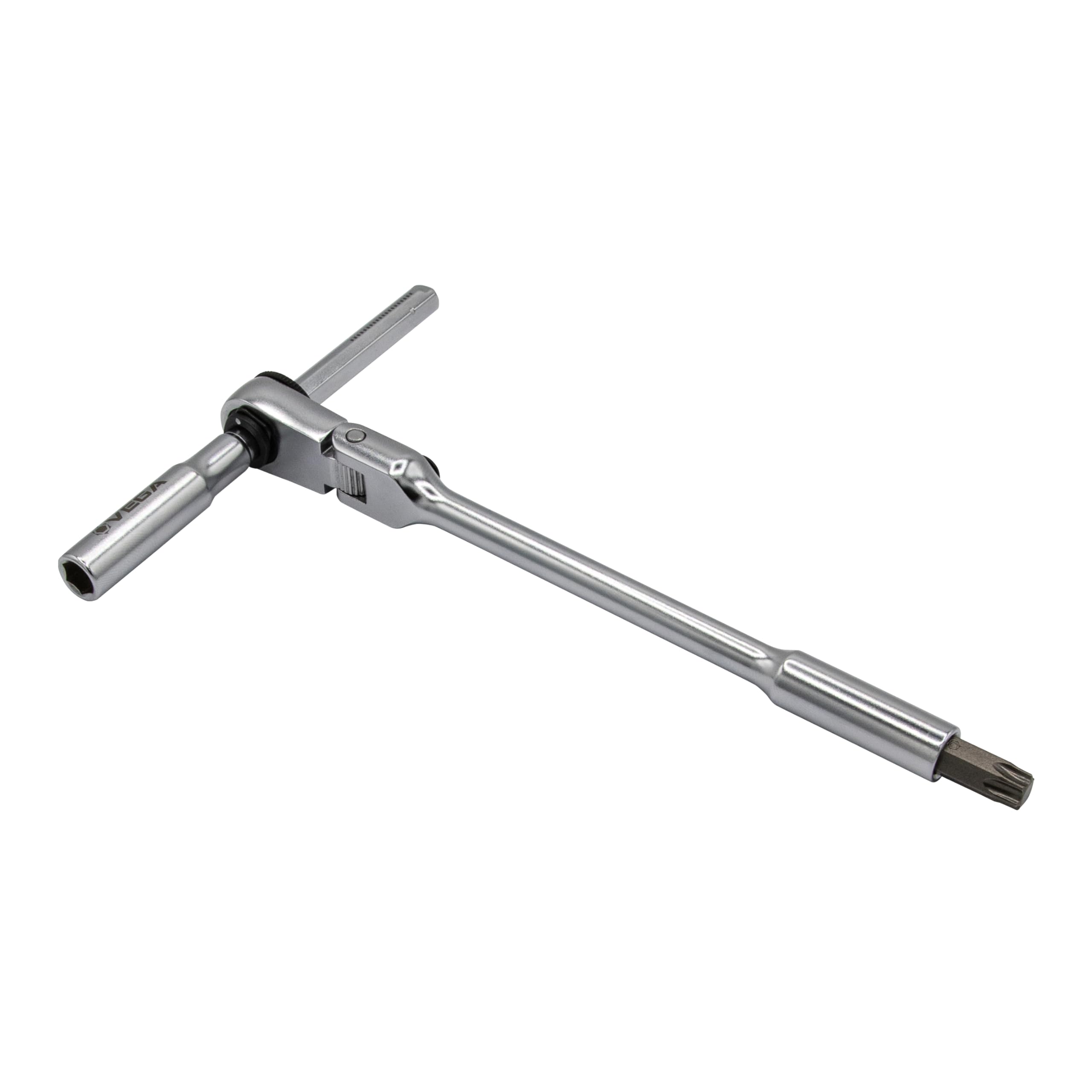 T-Handle Ratchet Driver Set – Vega 1/4 Hex Bit Ratchet Set. Compact and ...