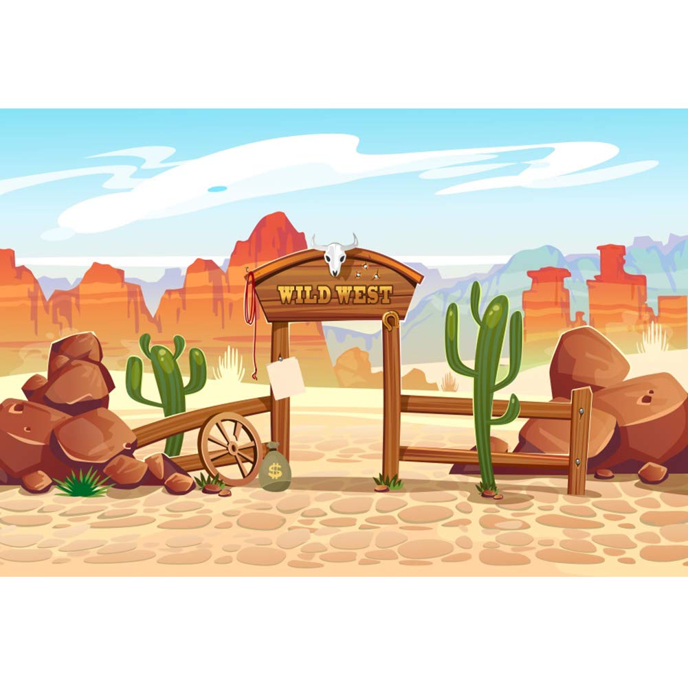 Wild West Cartoon Background