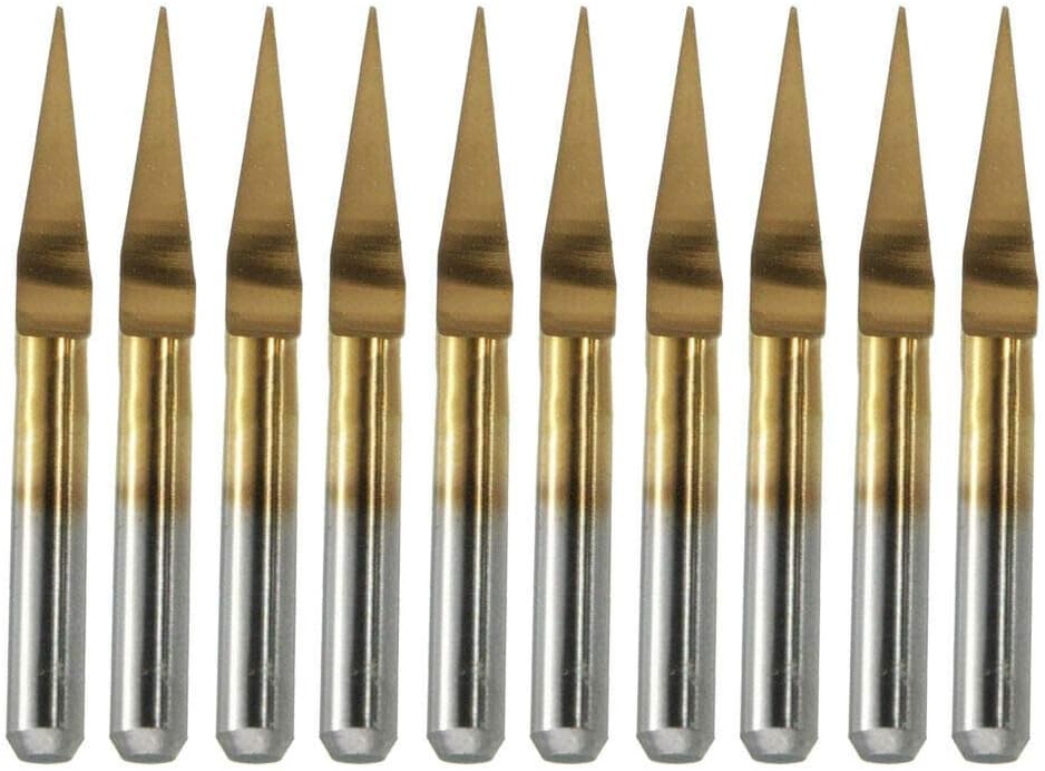 Amazon.com: Hand Tools 3.175mm Carbide CNC Engraving Grain 25/30 Degree ...