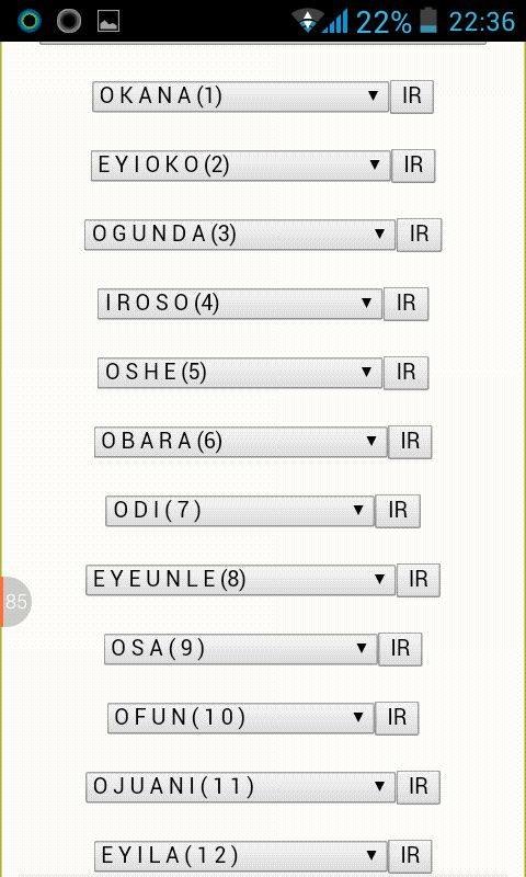 Signos de Diloggun - App on Amazon Appstore