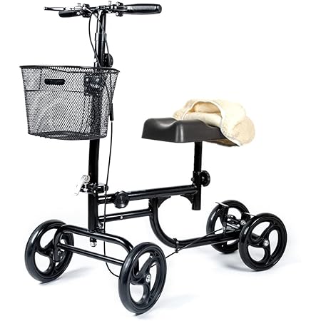 Amazon.com: Drive Medical 796 Adjustable Height Steerable Knee Walker ...