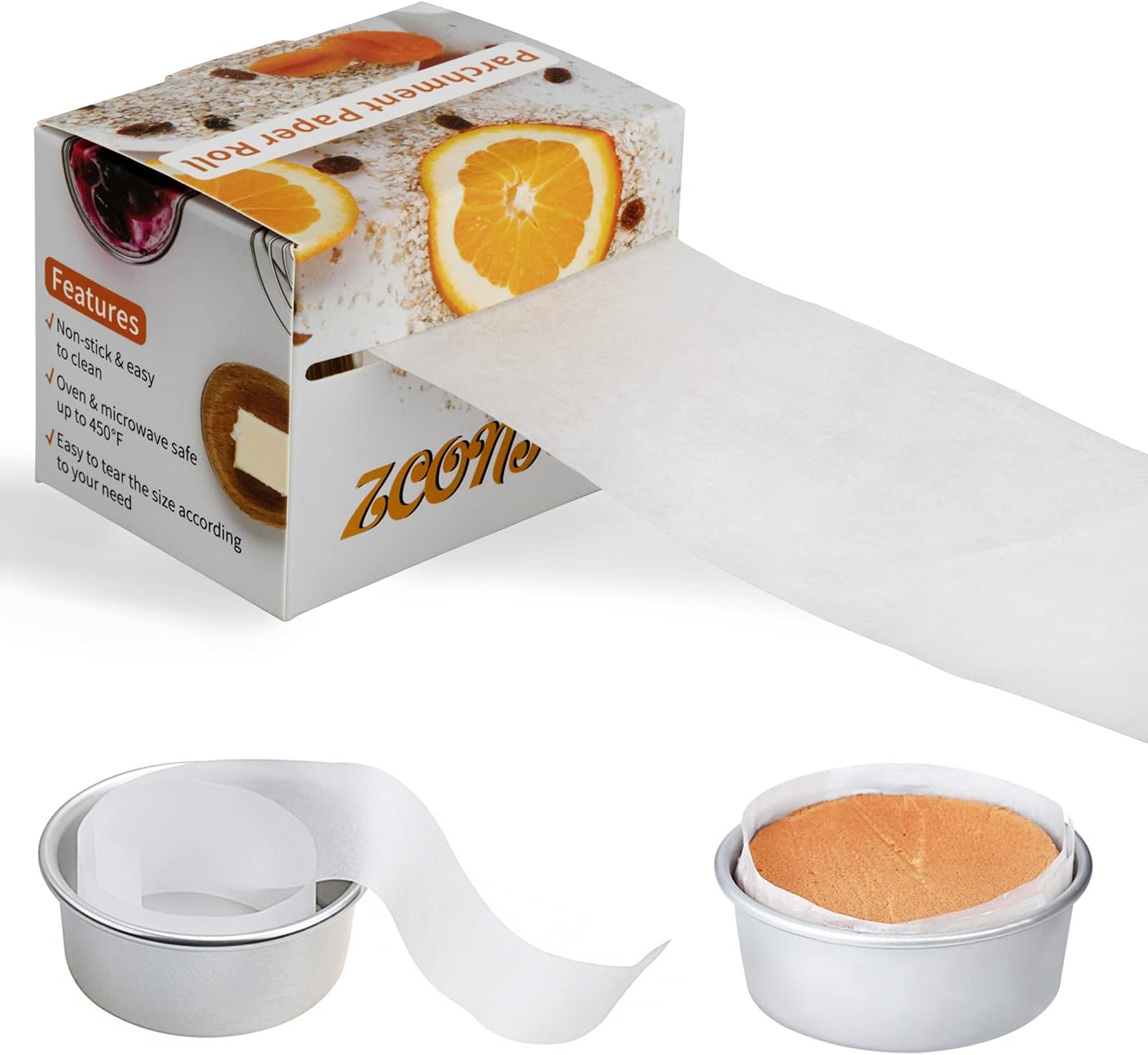 Amazon.com: 3 X 22 Inches Cake Pan Liner Strips Parchment Paper Baking ...