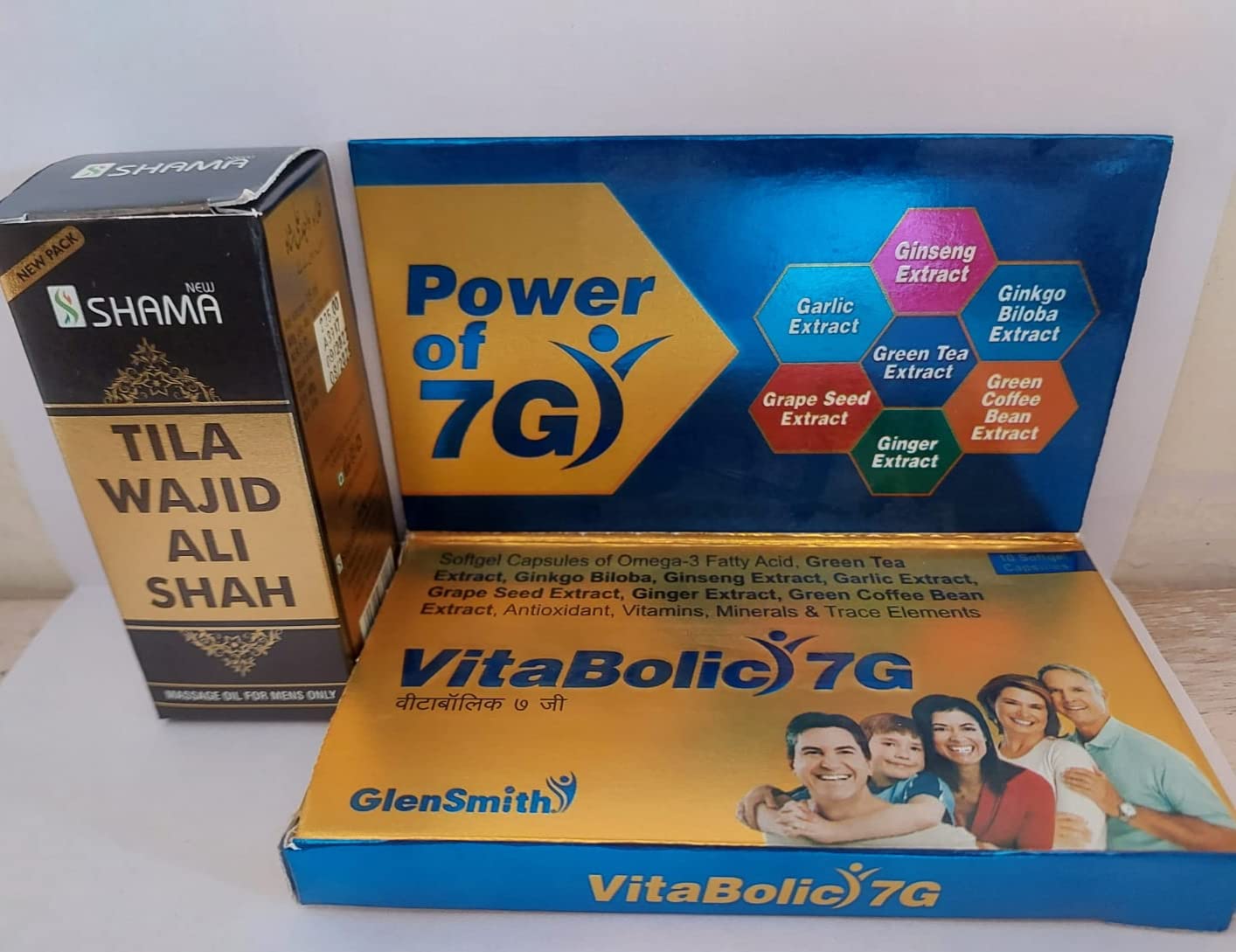 Buy Generic Tila Wajid Ali Shah Oil with VitaBolic 7G tablets Online at ...