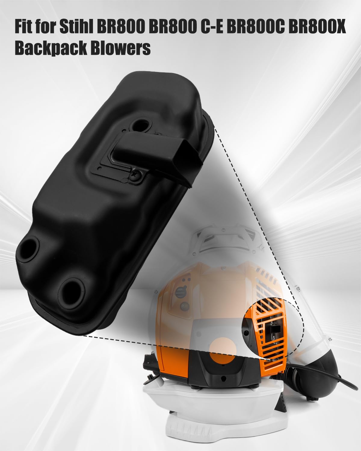 Snapklik.com : Muffler Assembly Fit For Stihl BR800 BR800C BR 800 C-E ...