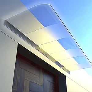 Amazon.com: SHEFERT Outdoor Transparent Front Door Canopy,Modern Window ...