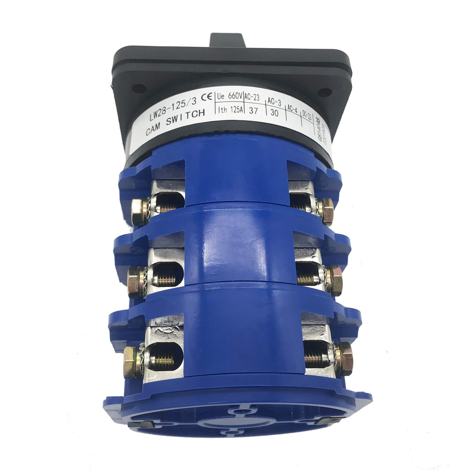 Snapklik.com : Rotary Cam Changeover Switch LW28-125/3 660V 125A 3 ...