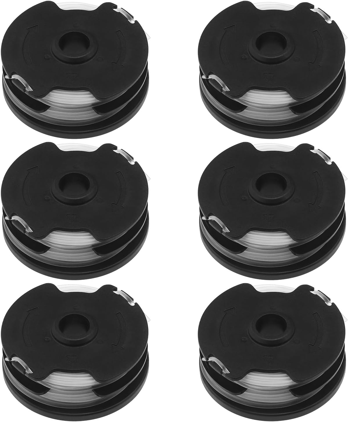 Create idea 6PCS 2x4.15m Lawn Mower Trimmer Spool Double Axis Line ...