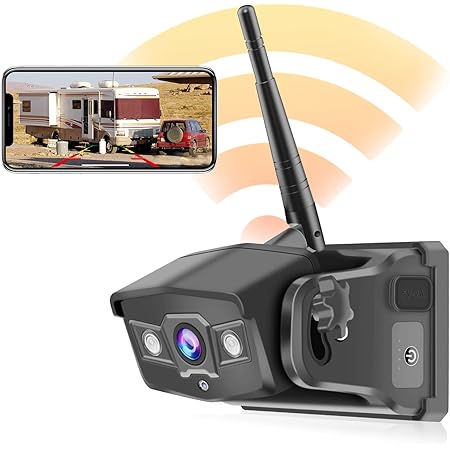 Amazon.com: YEOIZO WiFi Magnetic Hitch Wireless Backup Camera, Back Up ...