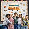 Amazon.com: Vintage Boho Classroom Bulletin Board Decoration Kit Retro ...