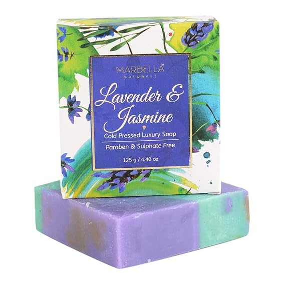 Buy MARBELLA NATURALS Luxury Lavender & Jasmine Cold Pressed Soap ...