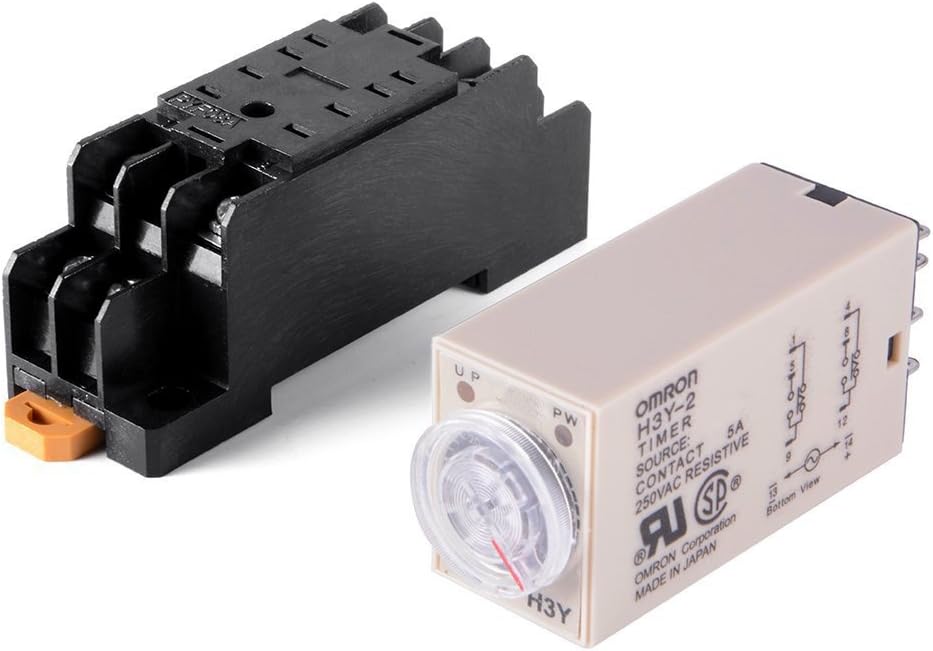 Woljay Time Delay Relay Solid State Timer 0-30 Seconds H3Y-2 AC 24V ...