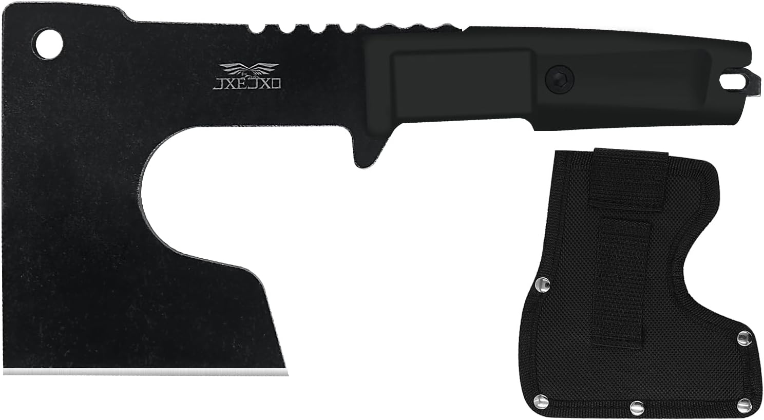 Amazon.com : JXE JXO Camping and Survival Hatchet, 9.8" Full Tang Mini ...