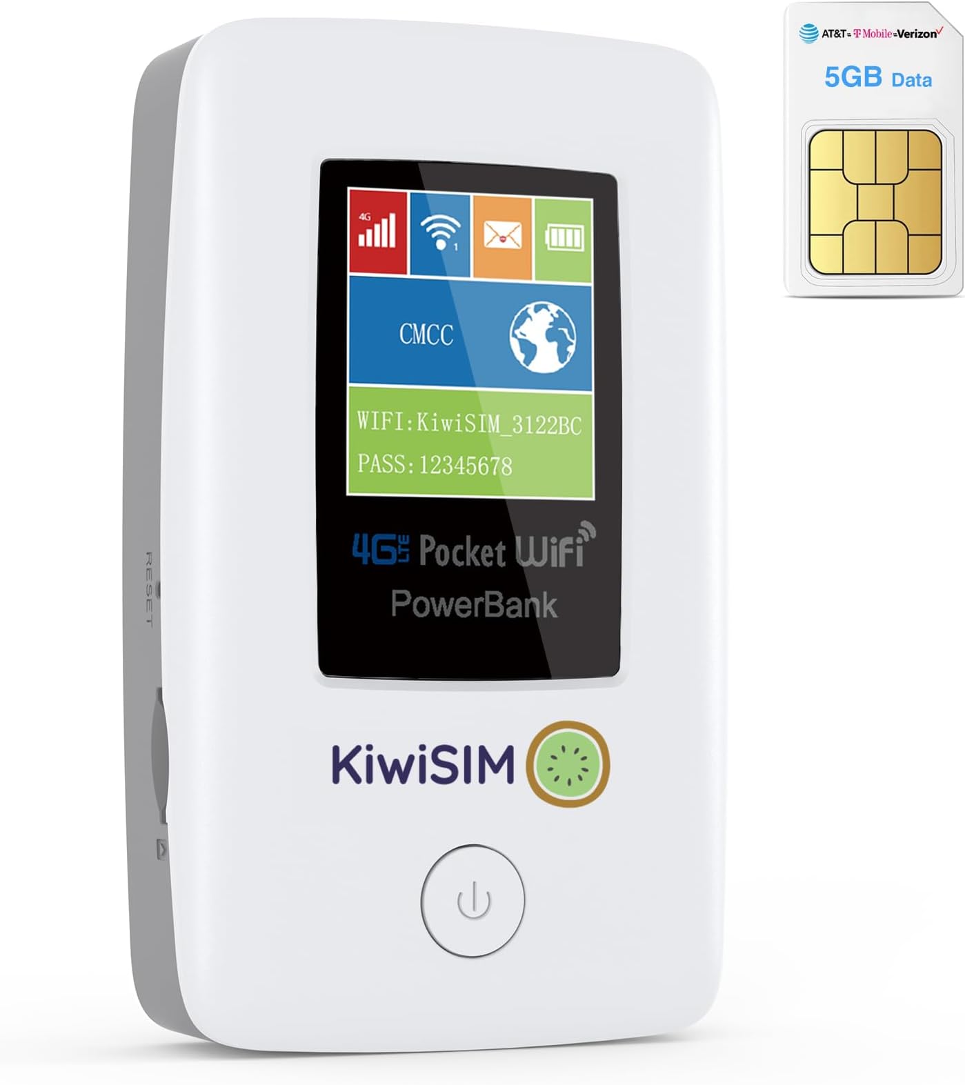 Amazon.com: 4G LTE WiFi Mobile Hotspot - Pocket WiFi with 5GB Data SIM ...