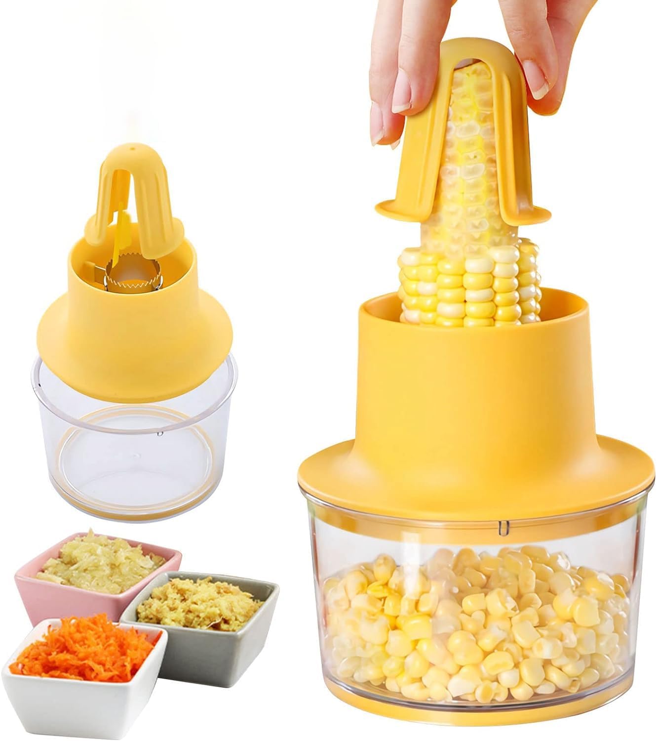 Amazon.com: lifeeverkeep Multifunctional Corn Peeler - Cob Corn ...