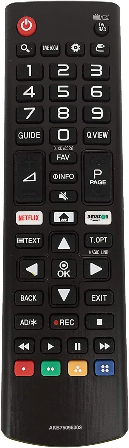 Amazon.com: AKB75375604 Universal Remote Compatible with All LG Smart ...