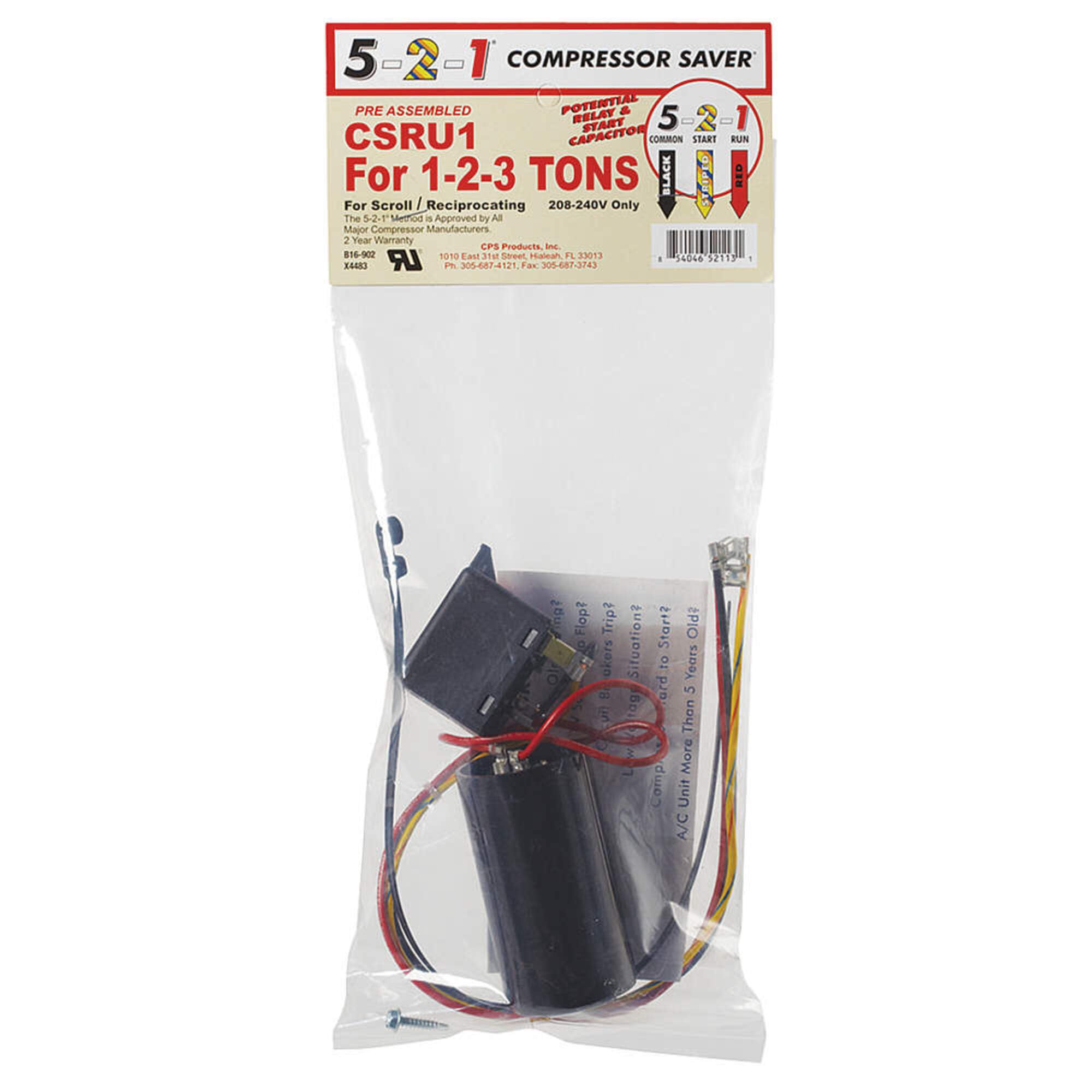 Amazon.com: CPS CSRU1 1 to 3 ton Compressor Saver : Automotive