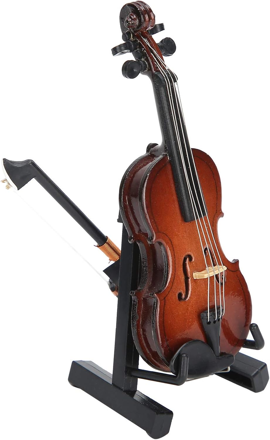 Amazon.com: Wooden Miniature Violin Model, Mini Violin Musical ...