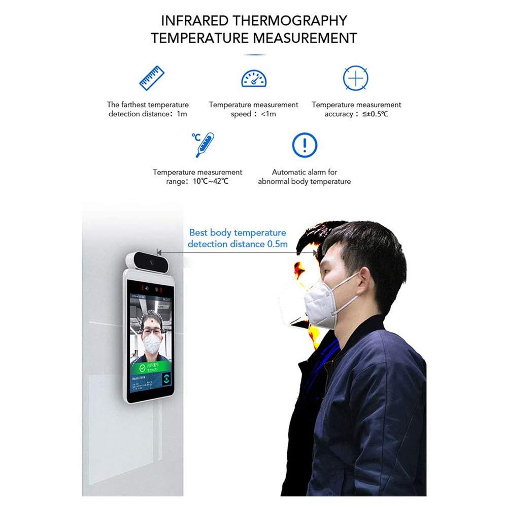 Buy HGCY Not-Contact Body Temperature Measure Display with Face ...