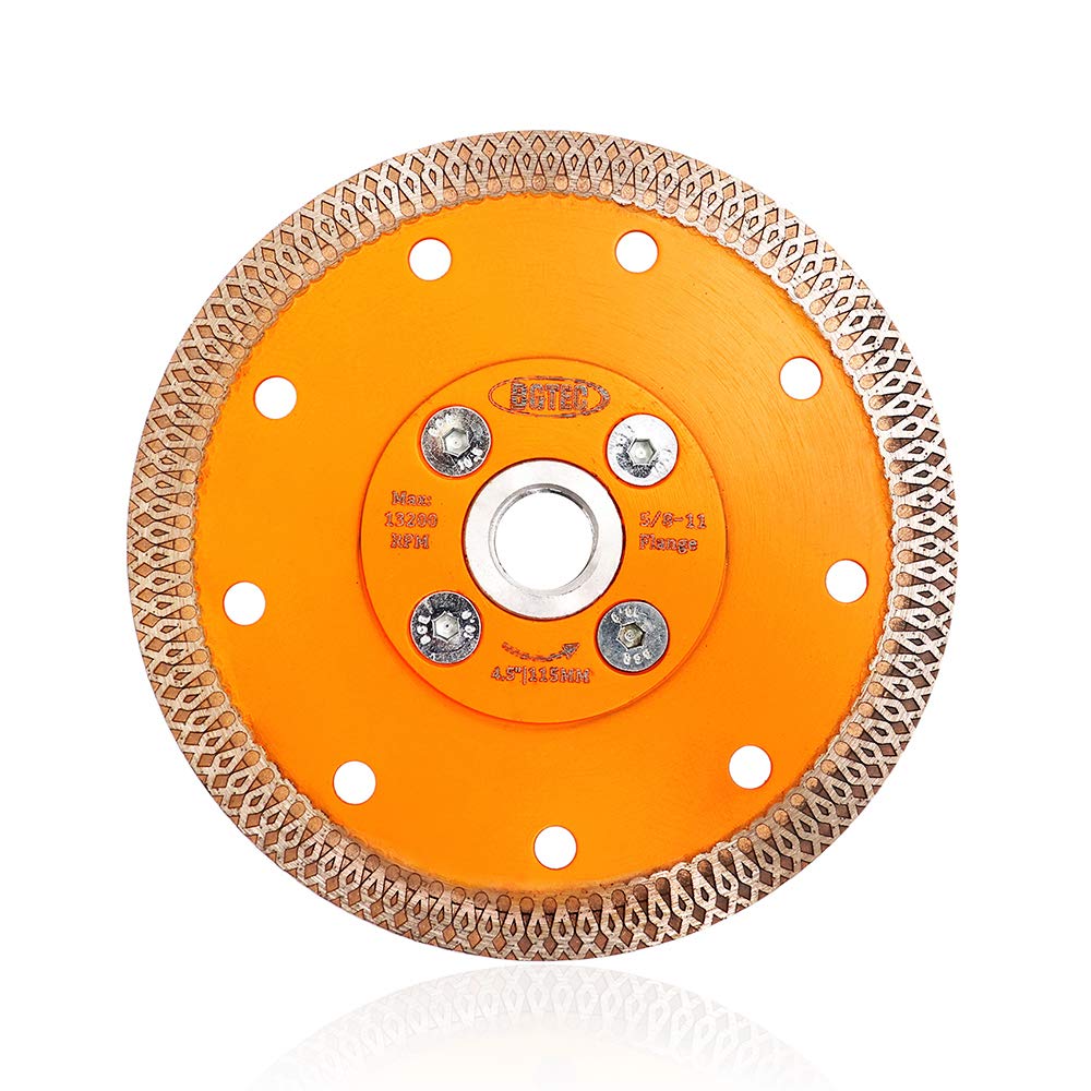 Snapklik.com : BGTEC Diamond Porcelain Saw Blades,1pc 4.5 Inch X Mesh ...