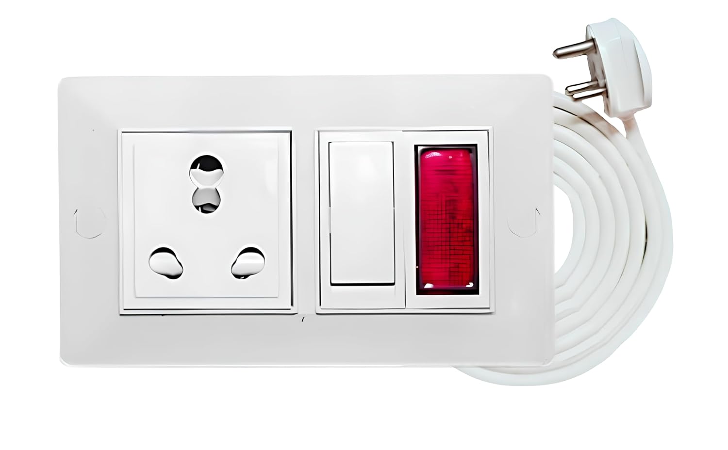 Buy Elegant Casa Extension Board 16 Amp Safety Shutter Socket with ...