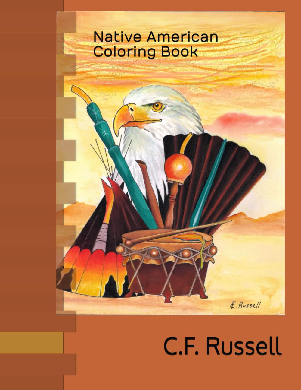 Amazon.com: C.F. Russell Native American Coloring Book: Native American ...