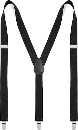 The Glowhouse Mens Neon Braces Bright Fancy Dress Suspenders, Green ...