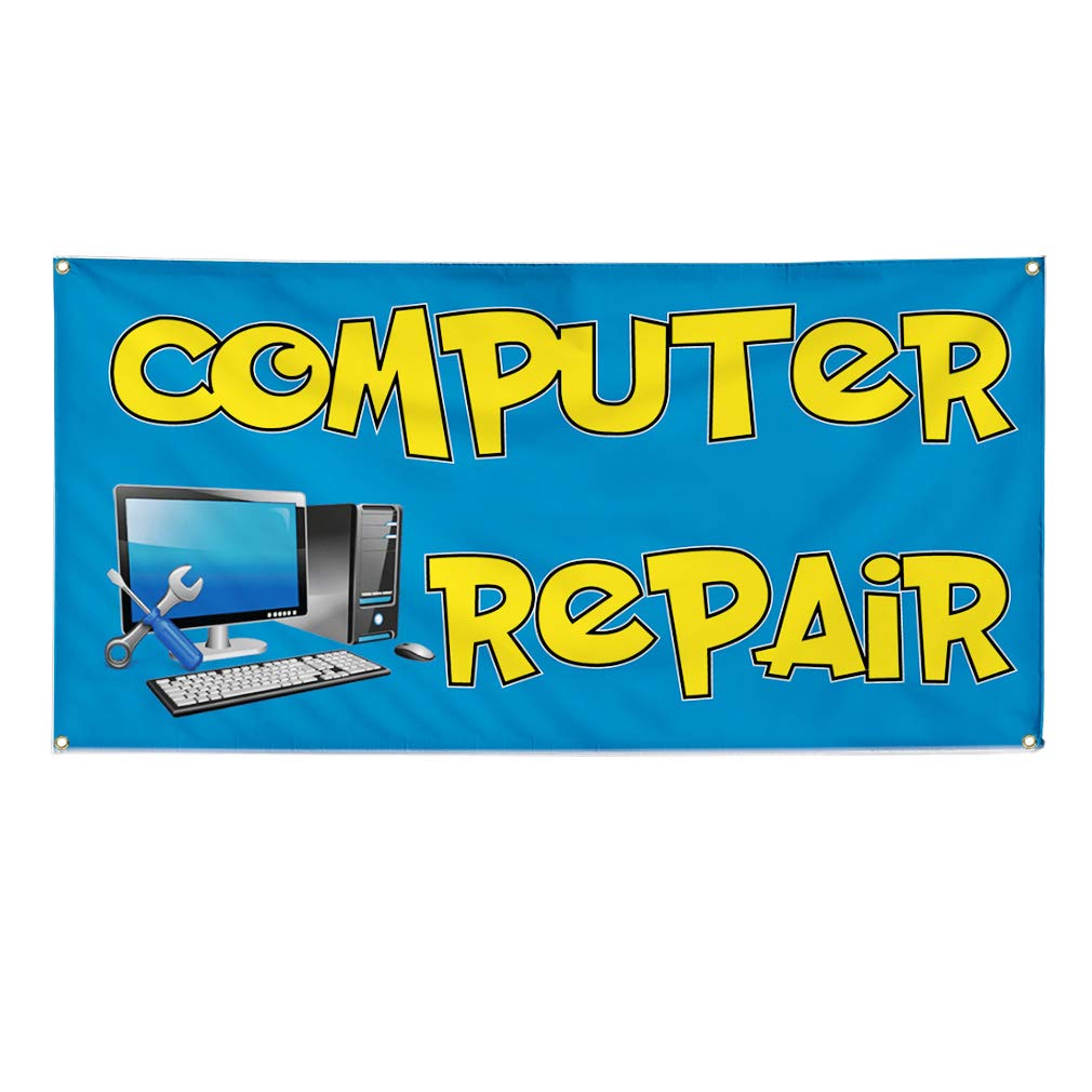 Computer Repair Banner Vertical