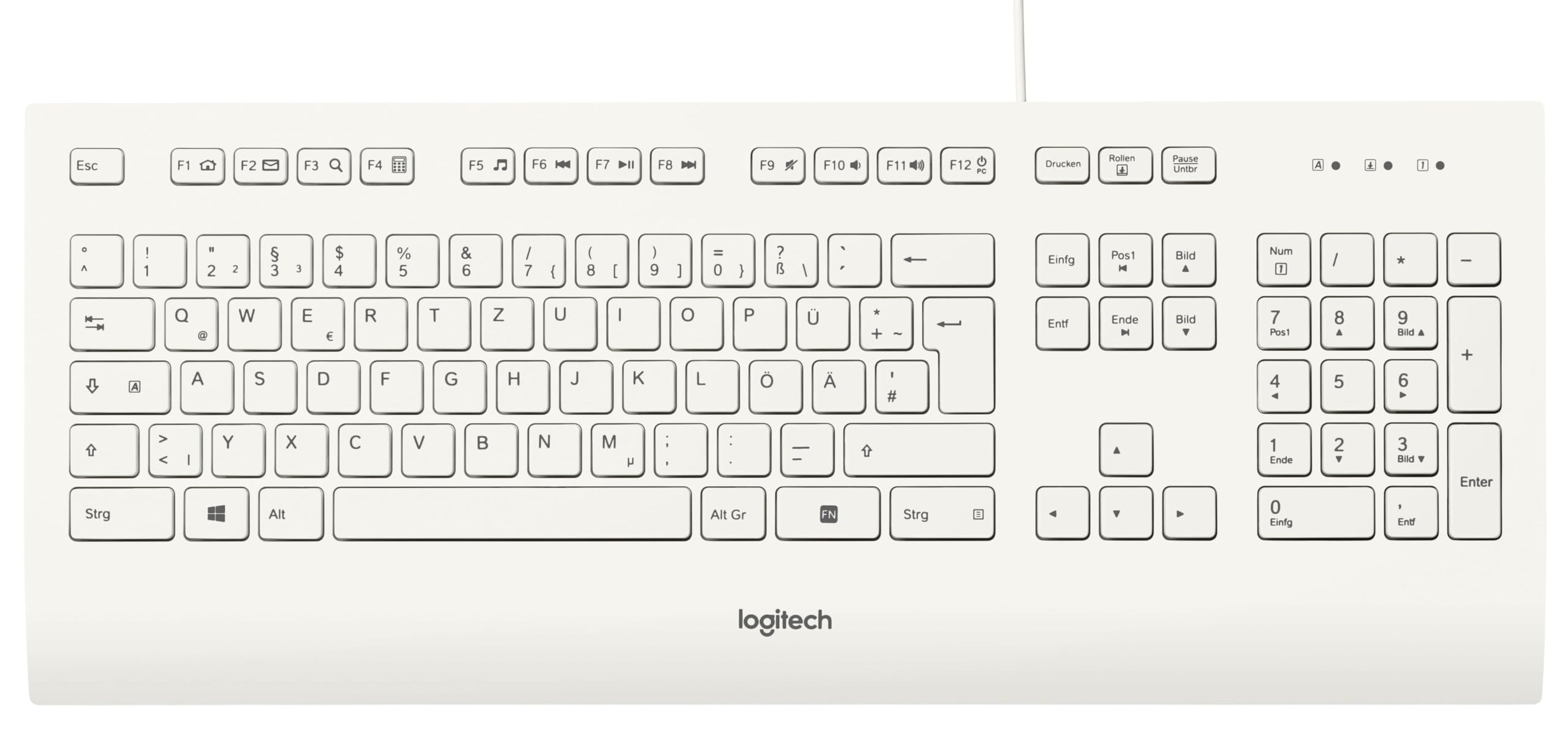 Logitech K280e Pro Kabelgebundene Business Tastatur für Windows, Linux ...