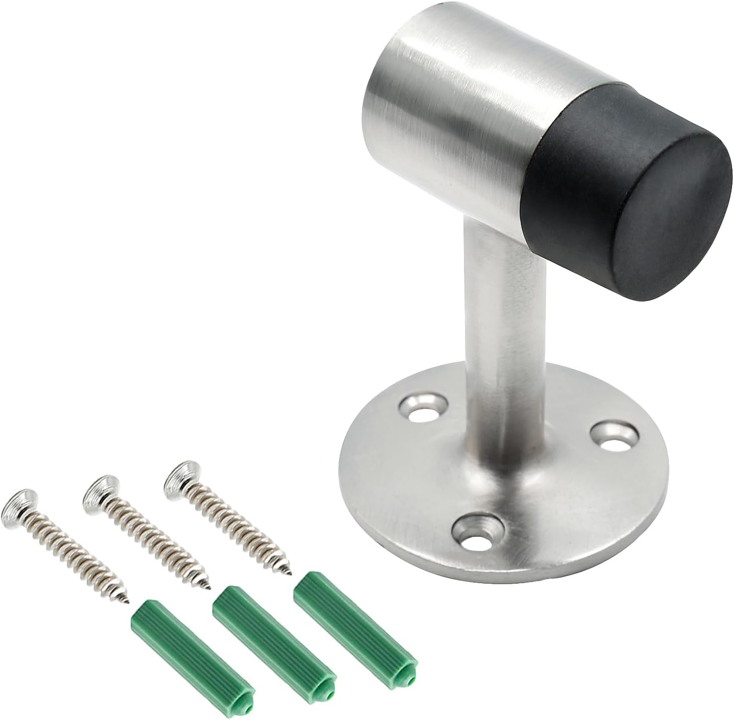 Amazon.com: Ives FS444 3" Height Cast Brass Floor Door Stop, Satin ...