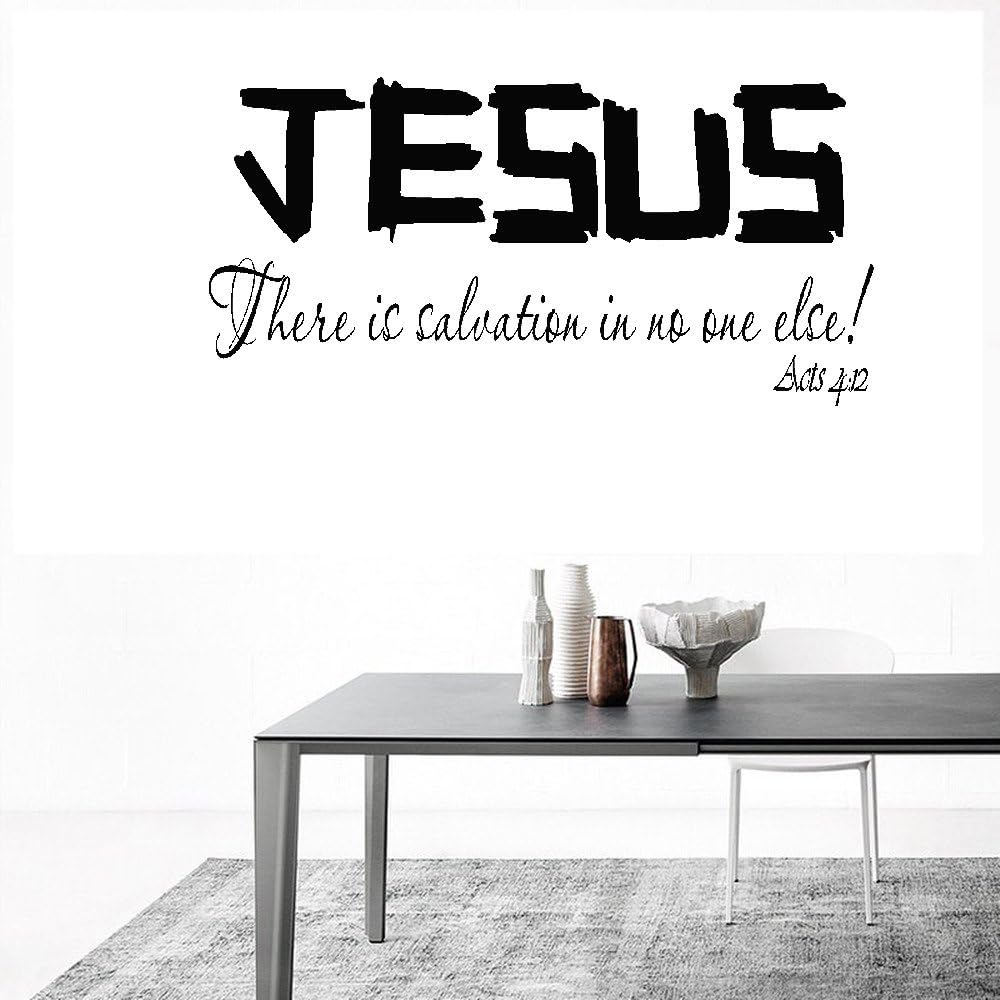 Amazon.com: Acts 412 V3 Jesus No Other Name to Be Saved Salvation No ...