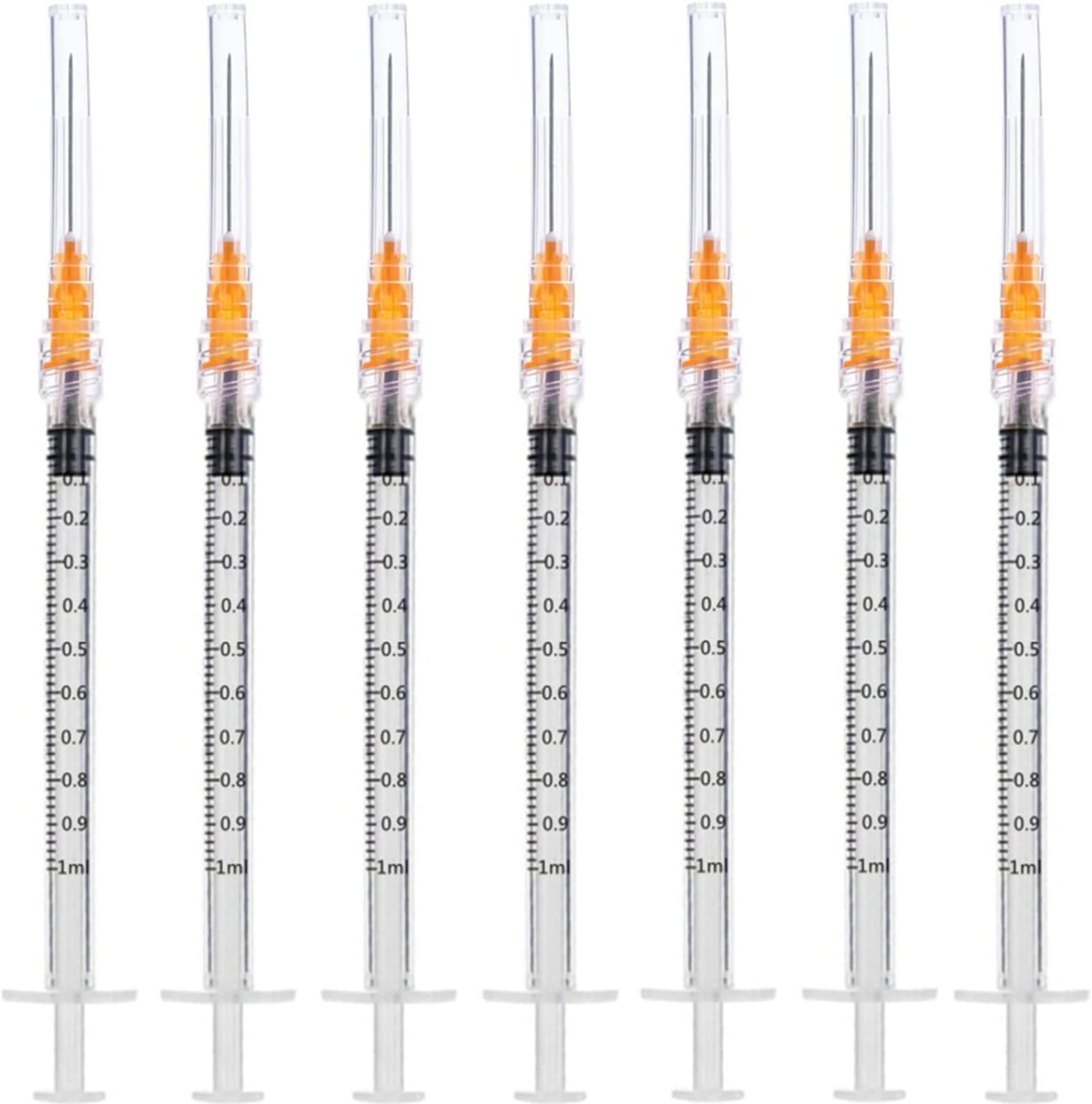 Amazon.com: 50 Pack - 1ml 25Ga Plastic Dispensing Syringe Tool ...