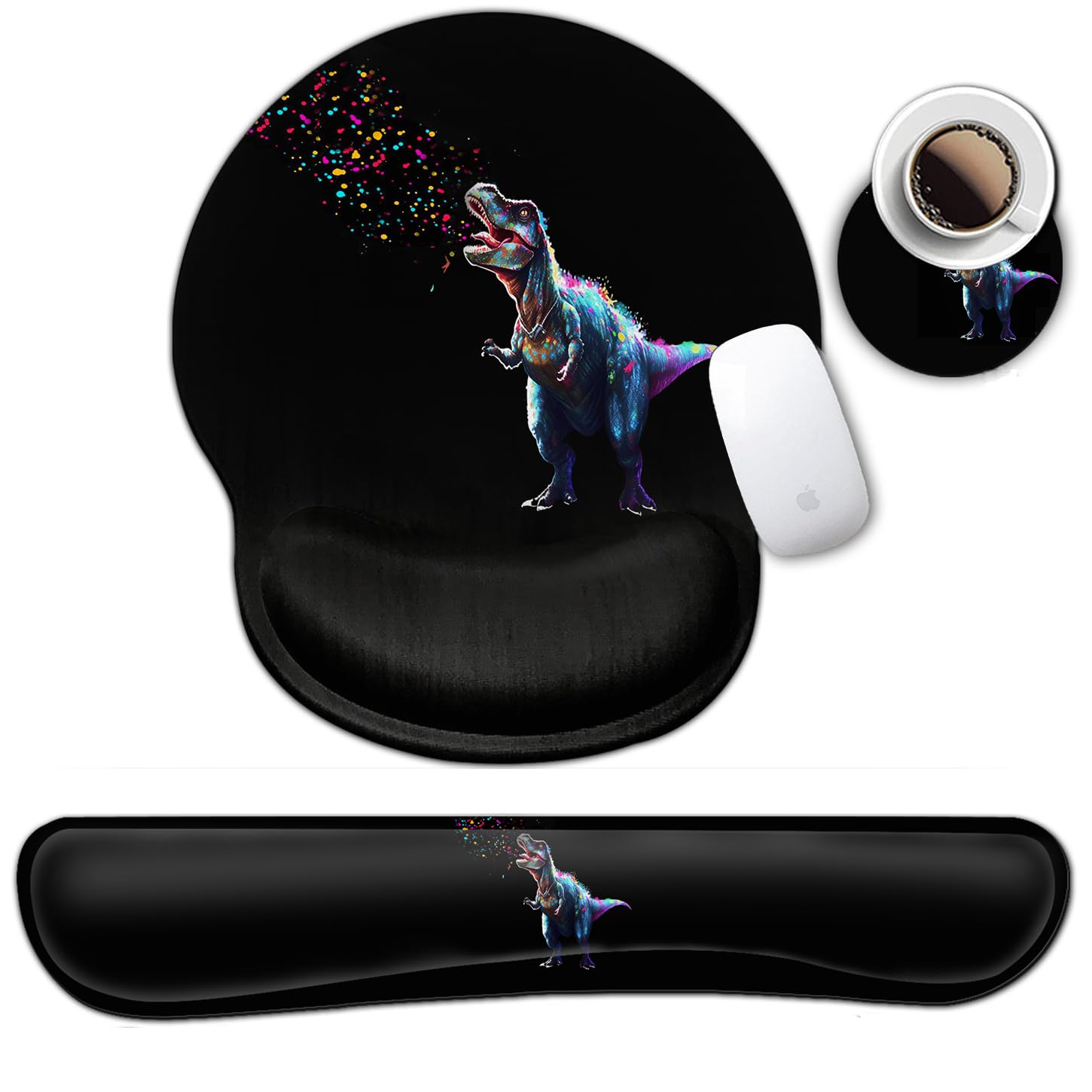 Amazon.com: Ergonomic Gaming Mouse Pad,Gel Round Funy Anime Desk Mat ...