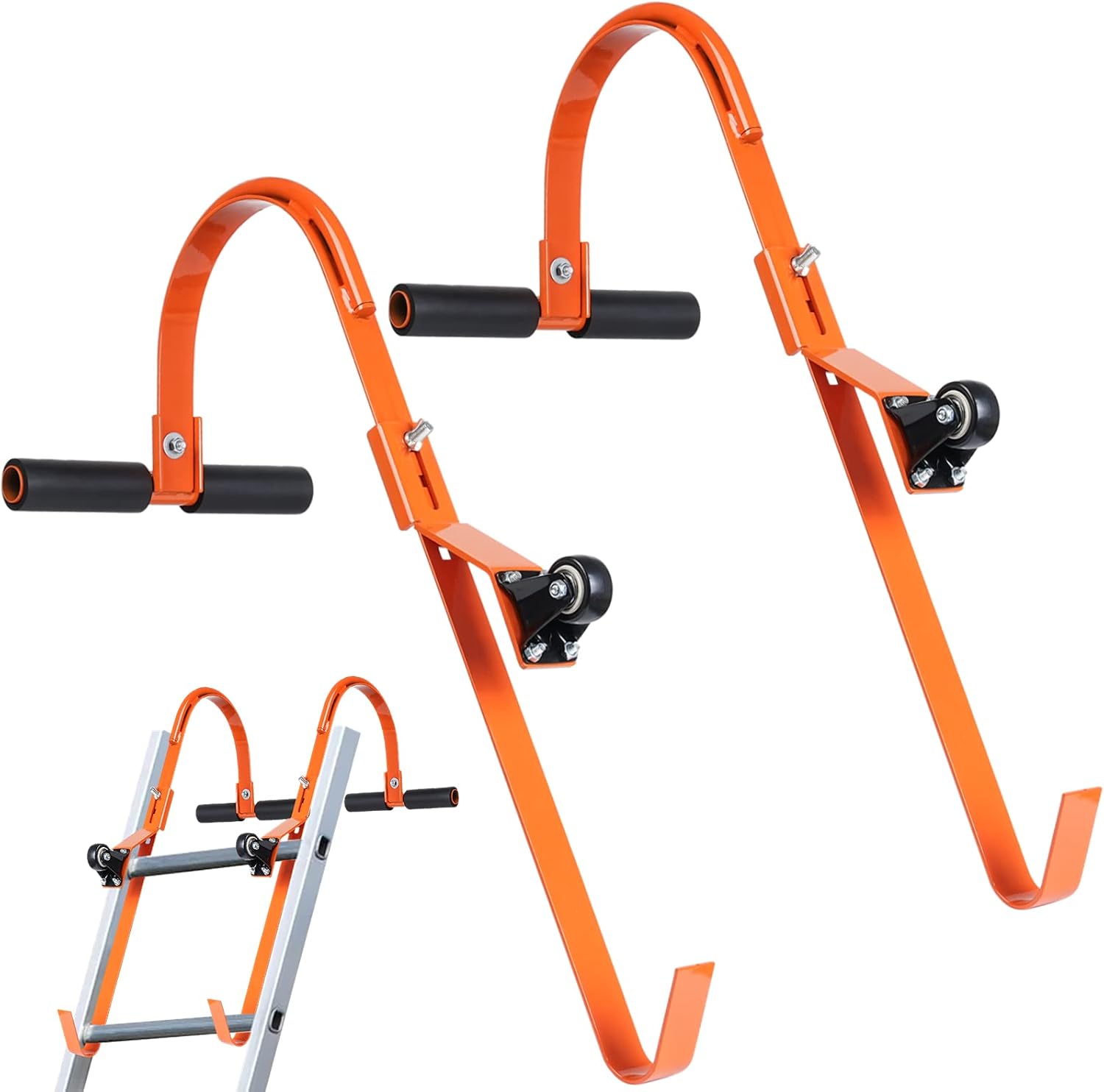 2 Packs Ladder Roof Hooks, Heavy-Duty Alloy Steel Roof Step Ladder ...