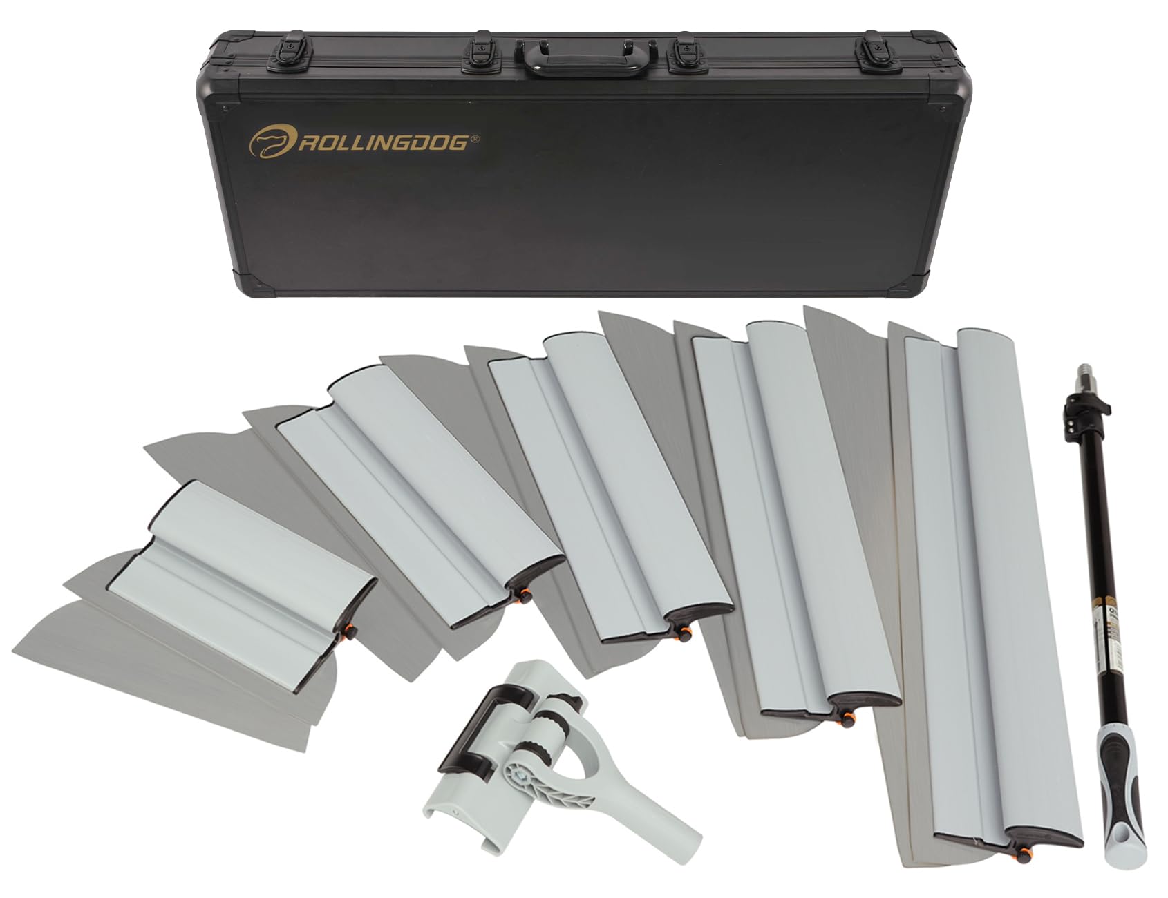 ROLLINGDOG Drywall Skimming Blades Set - with Extension Pole and ...