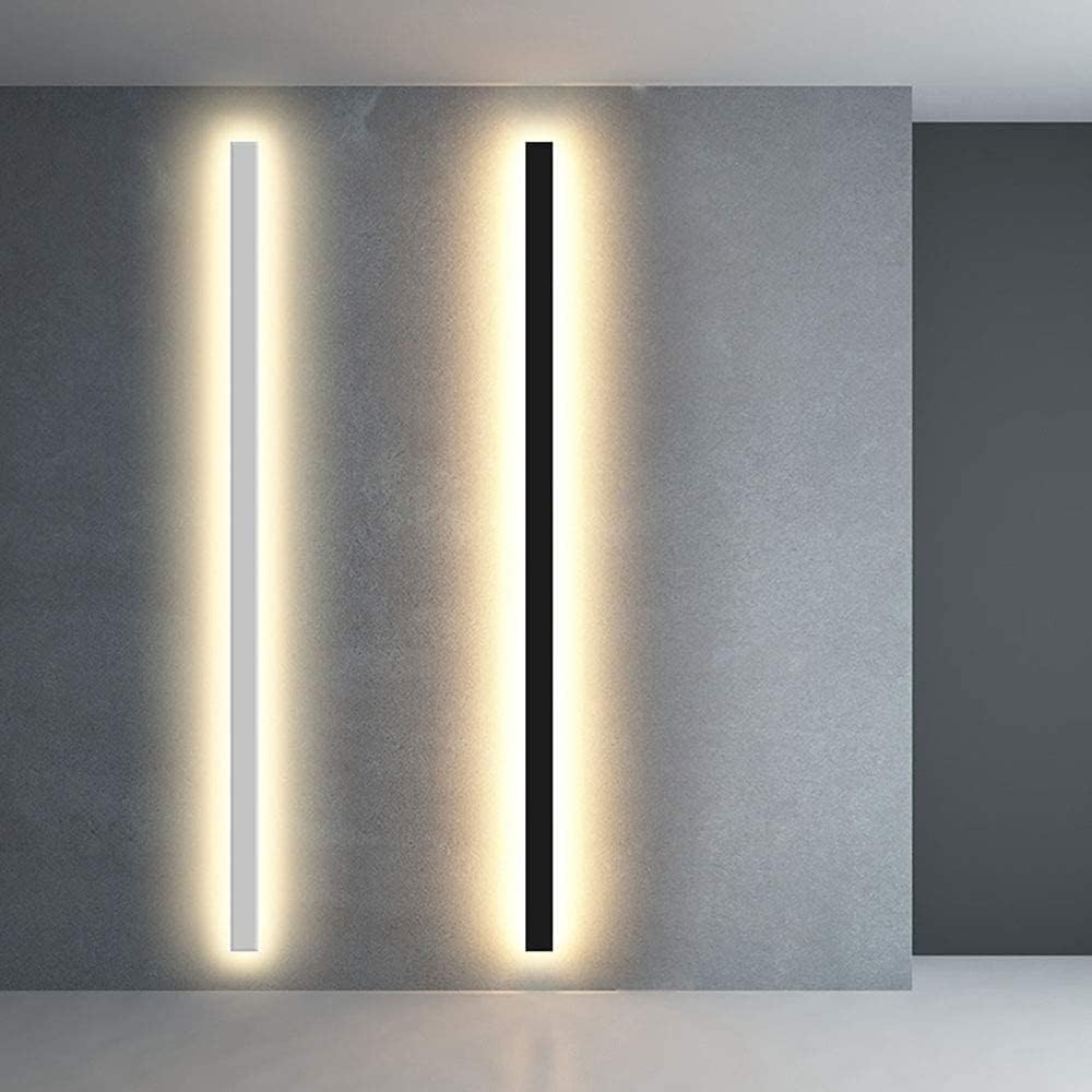 LED Applique da parete interni nero angolo minimalista lampada da ...